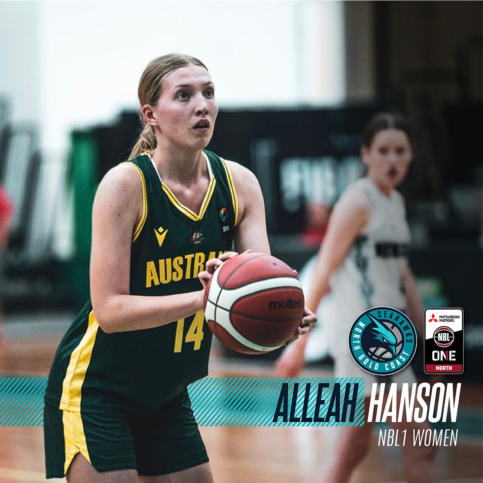 North Gold Coast Seahawks NBL1 Women Welcome Alleah Hanson and Gracie ...