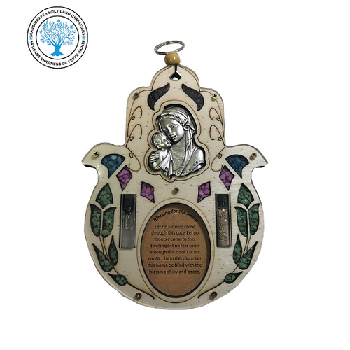 16CM 2 Holy items Wall hanging | Holy Land Christians