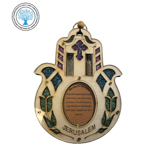 16CM 2 Holy items Wall hanging | Holy Land Christians