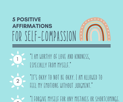 5 Positive Affirmations for Self-Compassion | Dr. Sandra Stubbs