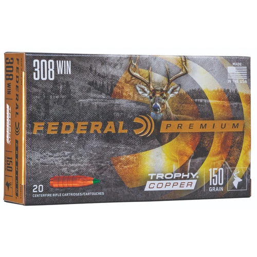 Federal Trophy Copper 308 WIN 150 Grain Trophy Copper | Contente Firearms
