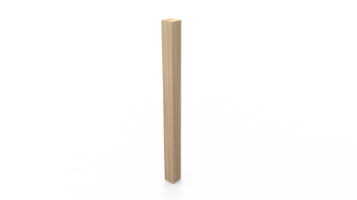 Maple 3.5" Square Solid Blank Post | GW Railings