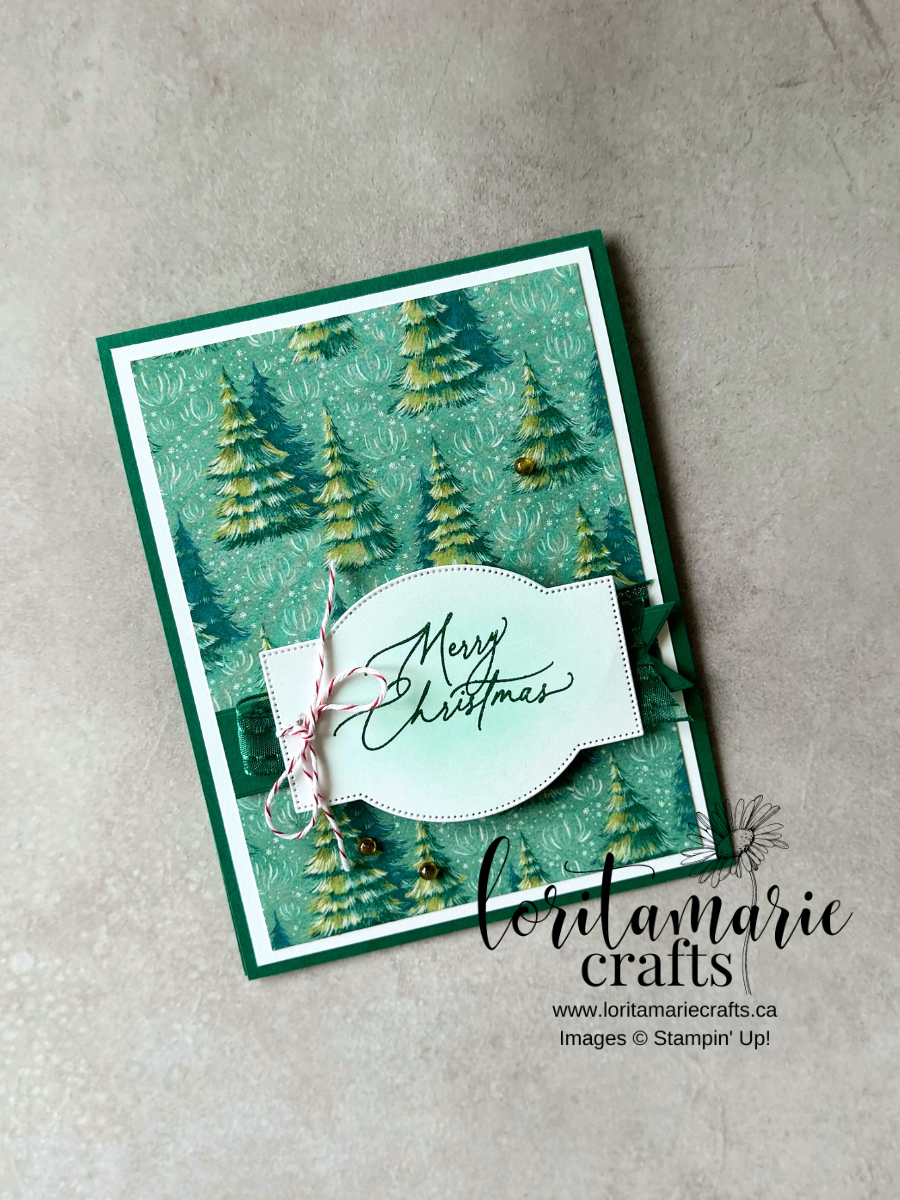 How to Create Easy and Coordinating Christmas Projects with Stampin' Up!'s Sentimental Christmas DSP