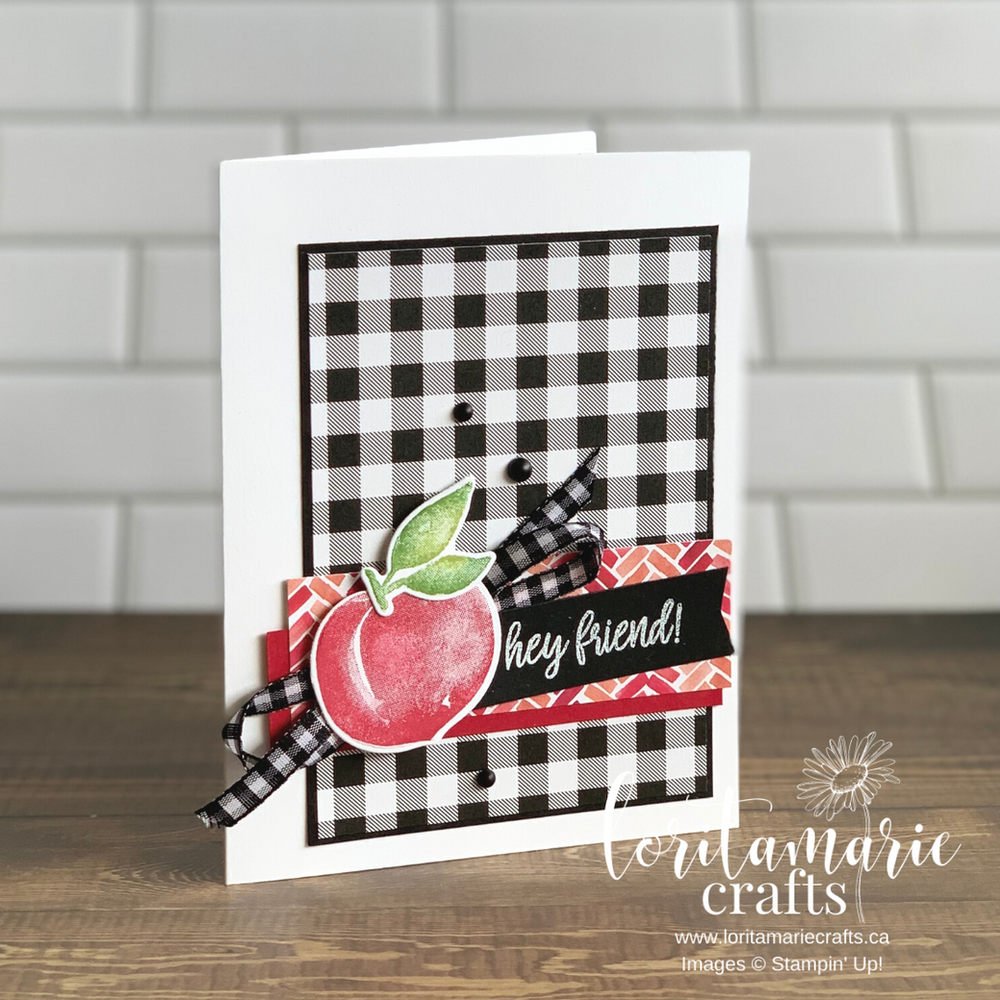 Buffalo Plaid for the Perfect Fall Card