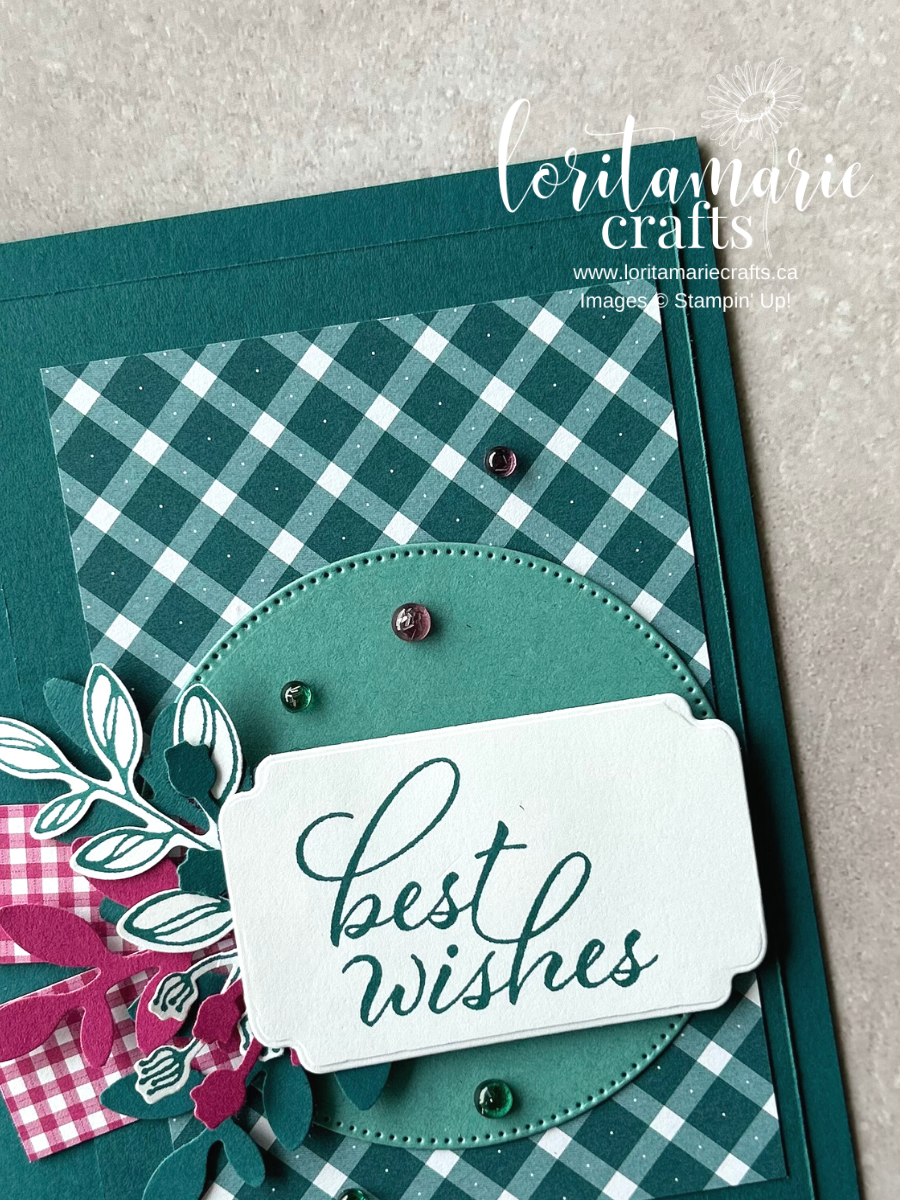 Layering Leaves Stamp Set with Glorious Gingham DSP
