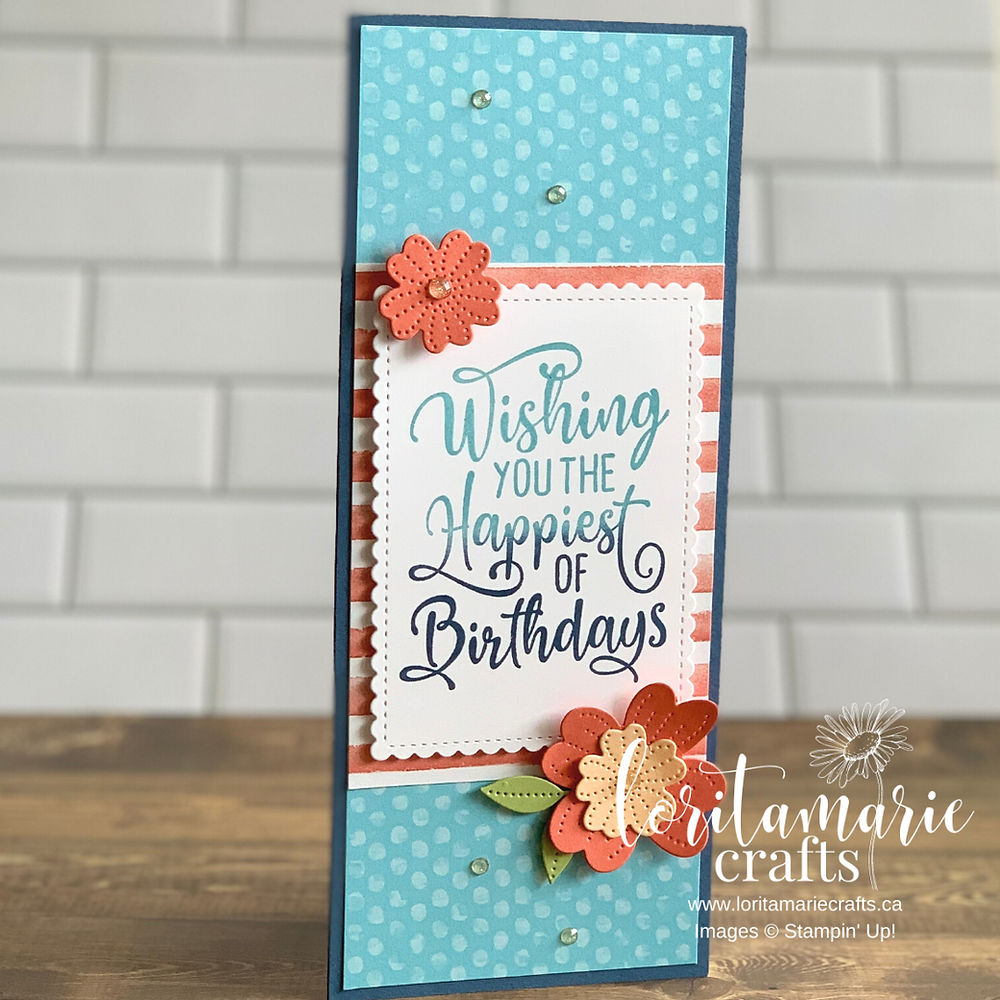 Slimline Card & Matching Envelope