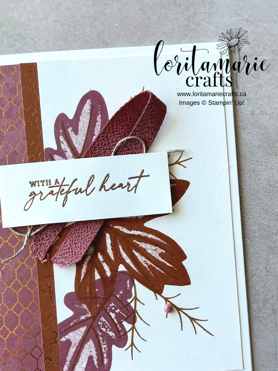 Fall & Thanksgiving Card Making Ideas with the Autumn Leaves Stamp Set