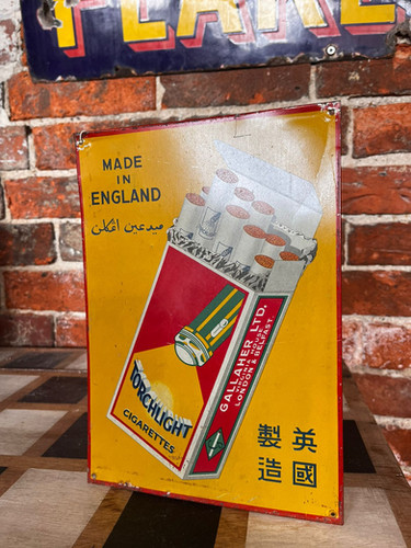 Torchlight Cigarette Tin showcard | The Lucky Magpie