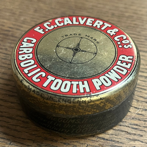 Vintage Calvert’s & Co Carbolic Toothpaste Tin | The Lucky Magpie