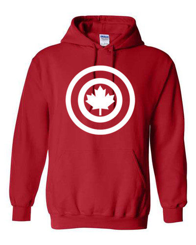 Canada Day Target Hoodie in Red | Collins Clothiers