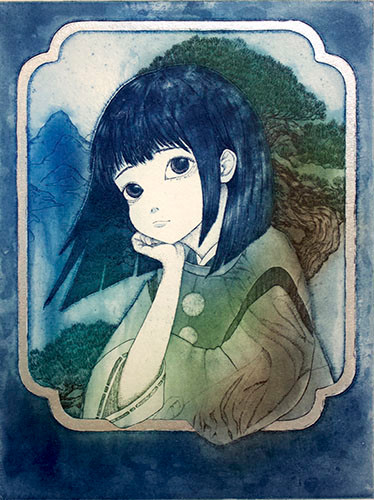 SOMA,Yuko [BONKEI - tray landscape - Summer '25] copperplate | Yoseido ...