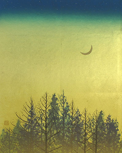 SEKIGUCHI,Hiroshi [Golden Forest `22] drawing with frame | Yoseido Gallery