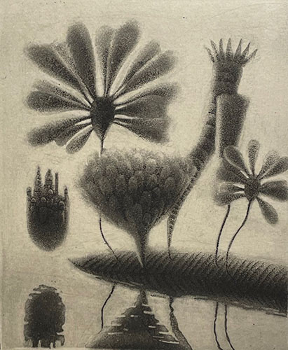 RISHO,Shigeo [twilight '96 ] copperplate | Yoseido Gallery