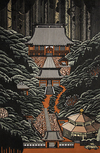 MORIMURA,Ray [Hiki-Valley at Kamakura`00] woodblock | Yoseido Gallery