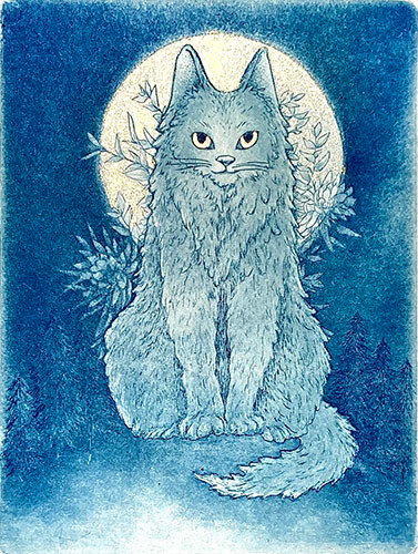 SOMA,Yuko [Nighttime Fun '25] copperplate | Yoseido Gallery