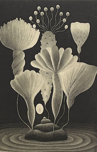 RISHO,Shigeo [warmy conversation `00 ] copperplate | Yoseido Gallery