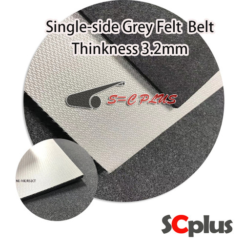 Single side Grey Felt Belt Thinkness 3.2MM | SCplus Conveyor Belt