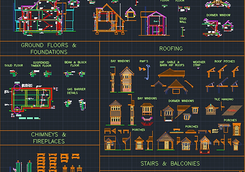 Free CAD blocks that include typical Se | Frame Solutions
