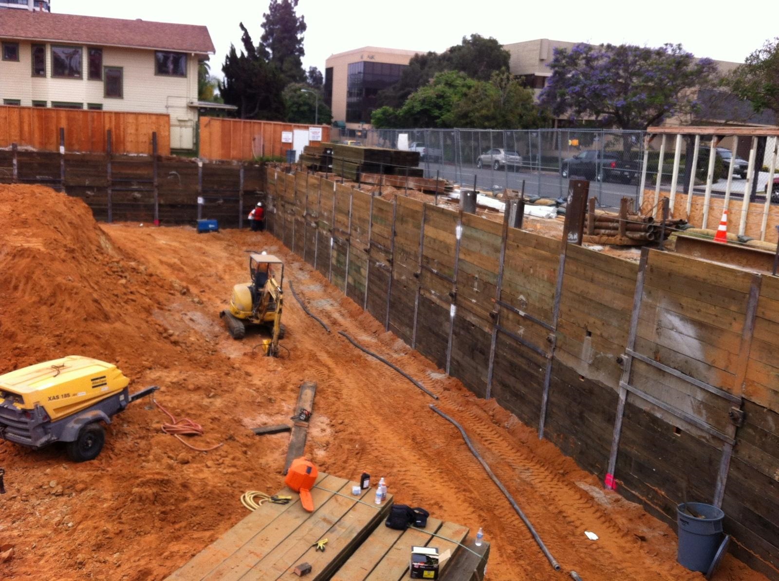 Beam and Lagging | shoring-drilling