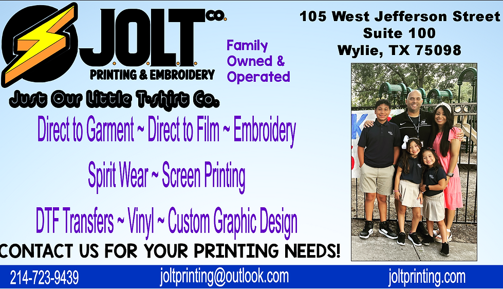 Embroidery | JOLT Printing & Embroidery | United States