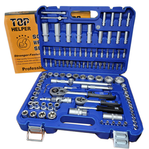 SET LLAVE TUBO 108 PZS EL MEJOR!!! TOP HELPER | Electrotienda