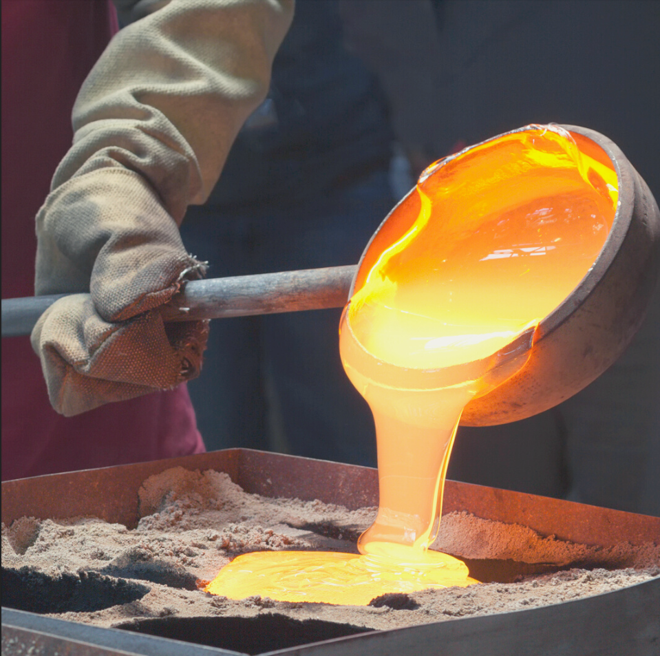 Hot Glass Casting