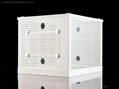 Duo-Glass Spider Enclosure | Terrestrial Fossorial & Arboreal