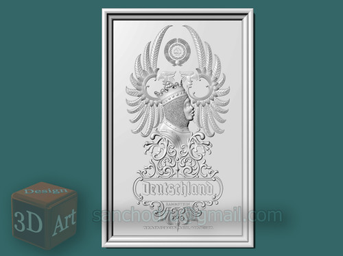 3D-STL model "Rammstein-Deutschland" | 3dddesing