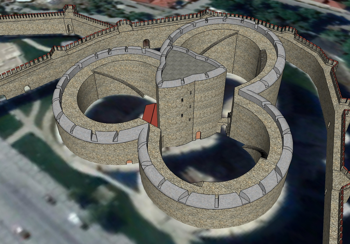 Замок Килитбахир в Турции - 3D-модель, геолокация