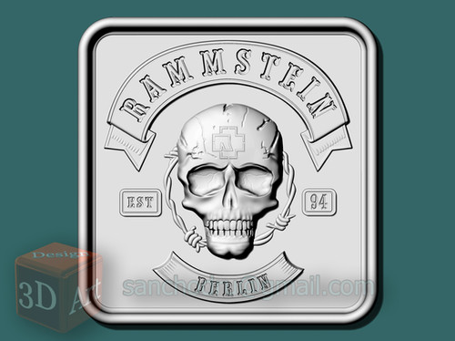 3D-STL model "Rammstein Berlin" | 3dddesing