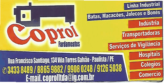 COPROL FARDAMENTOS www.aquitempe.com