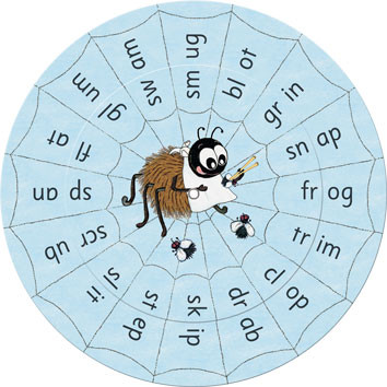 JOLLY PHONICS BLENDS WHEELS PACK OF 10 WHEELS | Jolly Phonics