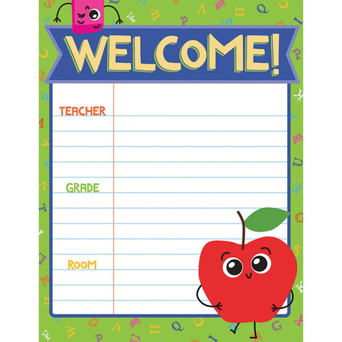 SCHOOL TOOLS WELCOME CHART | Classdecorations