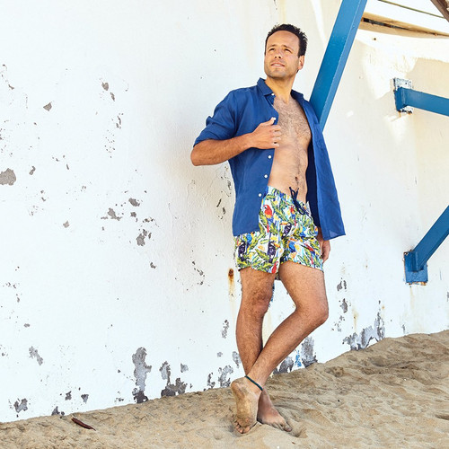 Classic Tropical Style Swim Trunks | Lifeguard LI