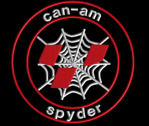 #46 can am spyder web patch | lynnsembroidery