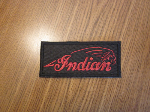 Indian logo patch | lynnsembroidery