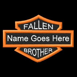 FALLEN BROTHER MEMORIAL PATCH | lynnsembroidery