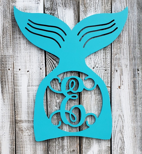 Mermaid Monogram | julieswoodcrafts
