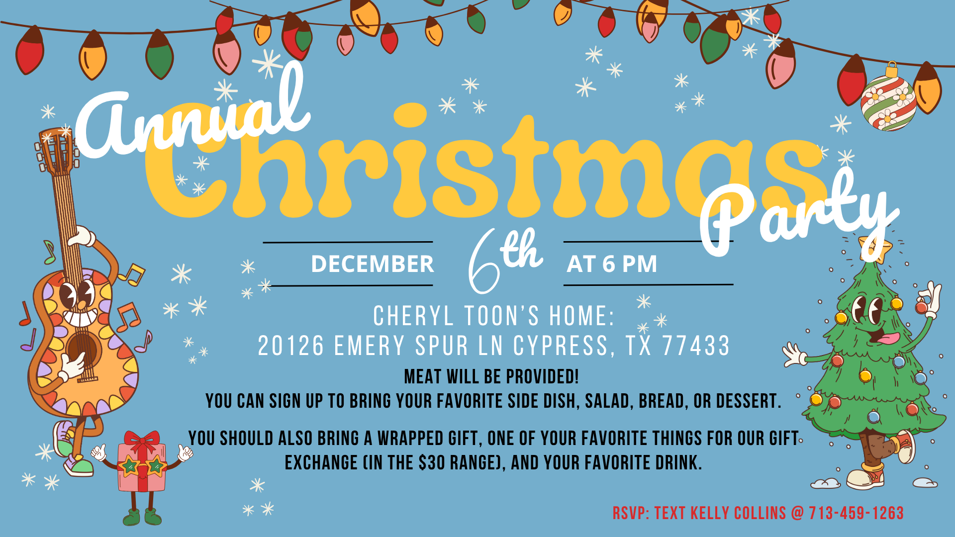 Widow-ing Well's Annual Christmas Dinner Party | Widowing Well