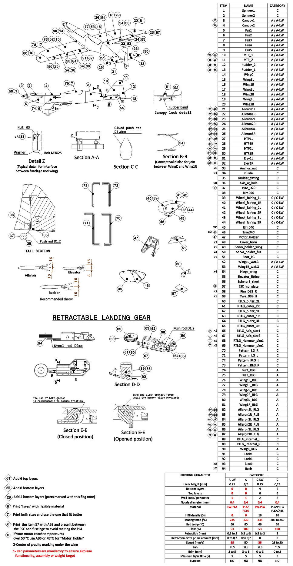 Eclipson Model R - 3D printed racer