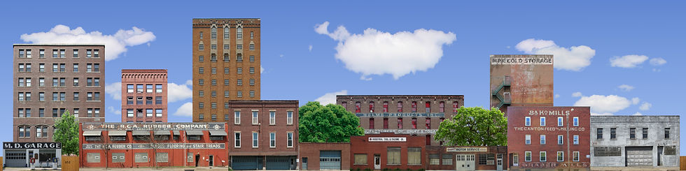 O Scale Backdrops | flats