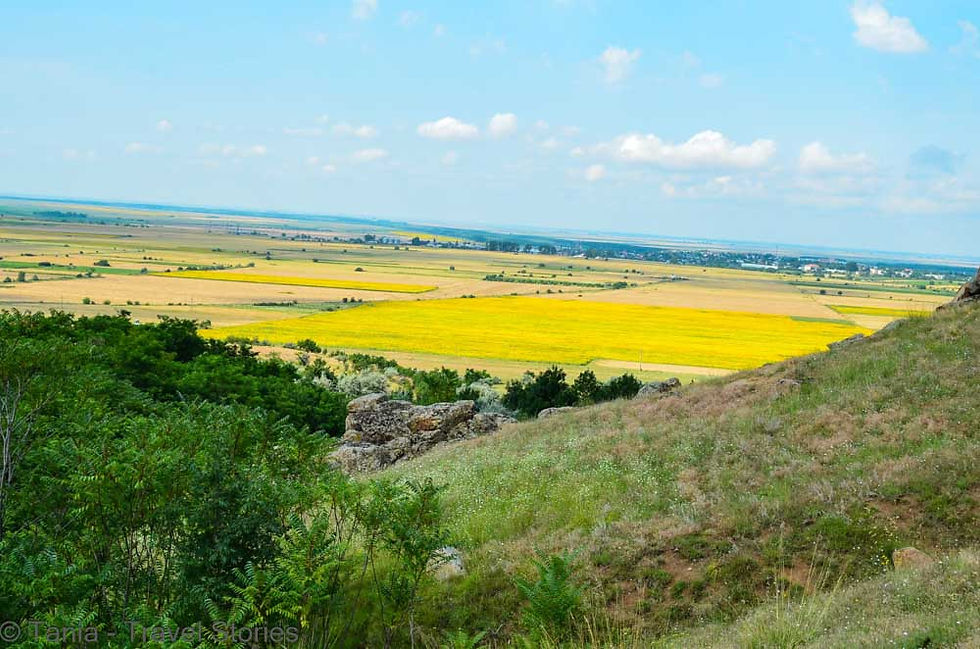 Hiking in Romania, Macin Mountains - Pricopan Peak