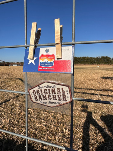 Bar 7 Ranch - Original Rancher - Patch (Khaki/Brown) | Erika Archie