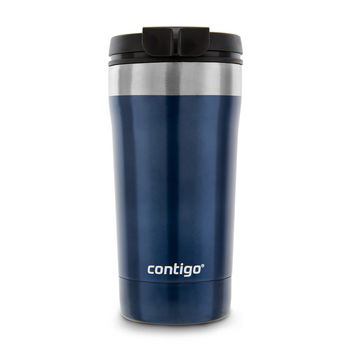 Contigo UpTown Dual-Sip Insulated Tumbler (SS) 16oz (473ml) - Blueberry ...