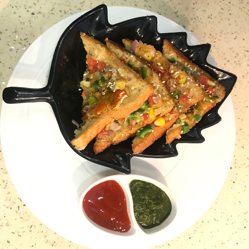 Suji Toast - Ishri's Kitchen Recipe