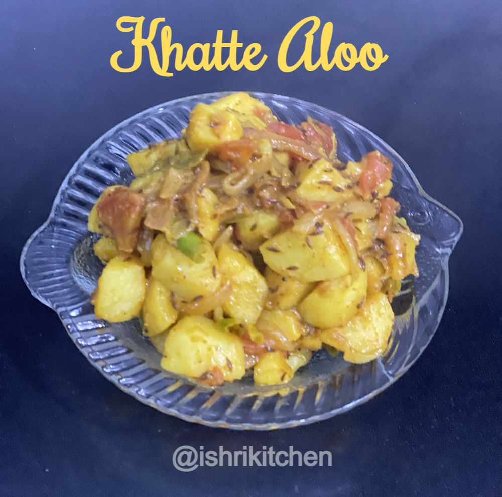 Khatte Aloo | Ishri's Kitchen Recipe