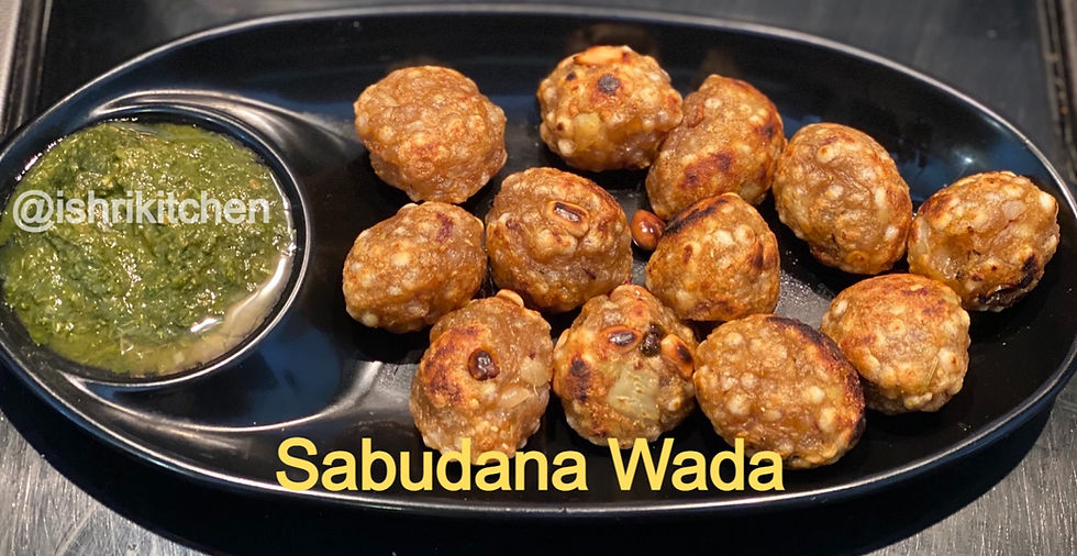Sabudana Wada - Ishri's Kitchen