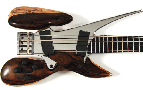 Custom Spalted Maple Bass Guitar | lowfrequency