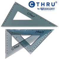 C-Thru Calibrated Plastic Triangles | Ethotera Art Studio