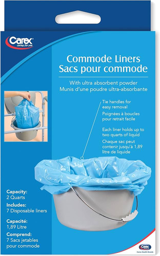 Commode Liners - Pack of 7 | Mobility Equipment